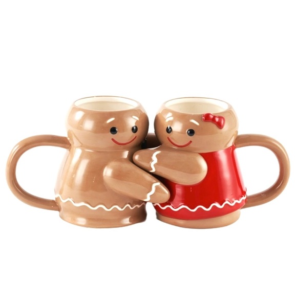 Dining | Gingerbread Couple Hug Mug Set | Poshmark